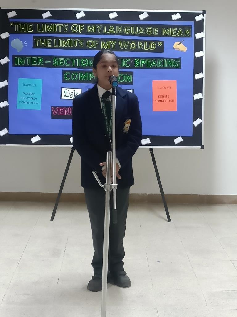 Inter-section English Public Speaking Competition (Final round) – DPS ...