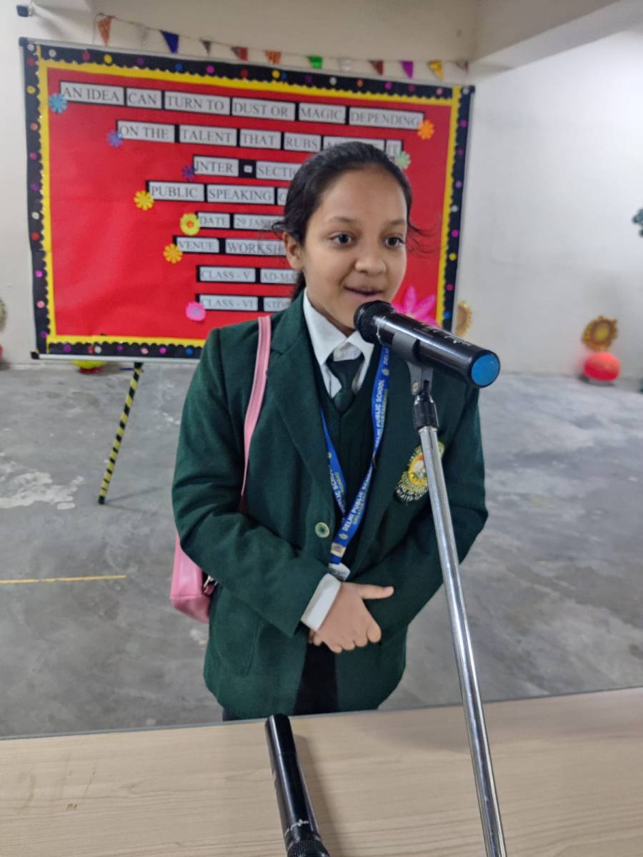 Inter-section English Public Speaking Competition (Final round) – DPS ...