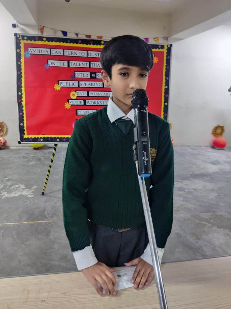 Inter-section English Public Speaking Competition (Final round) – DPS ...