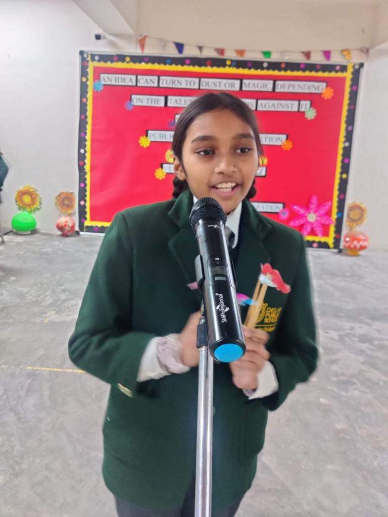Inter-section English Public Speaking Competition (Final round) – DPS ...