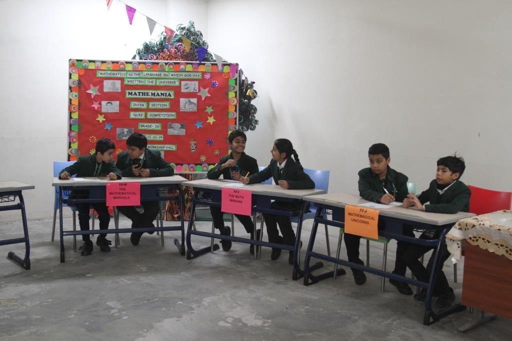 Mathemania (Class IV- Quiz Competition) – DPS Greater Faridabad